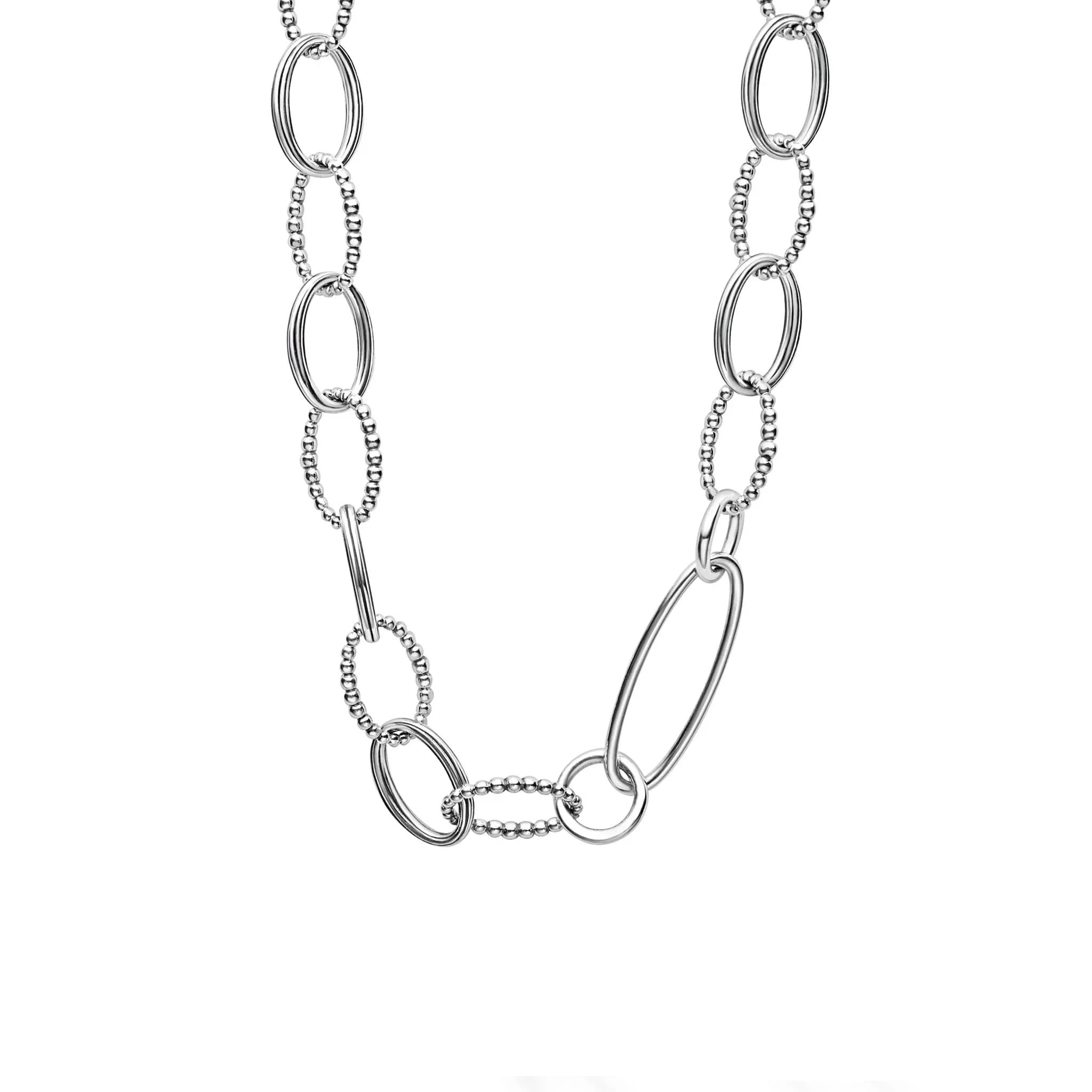 Sterling Silver Link Necklace | 20" – JBHudson