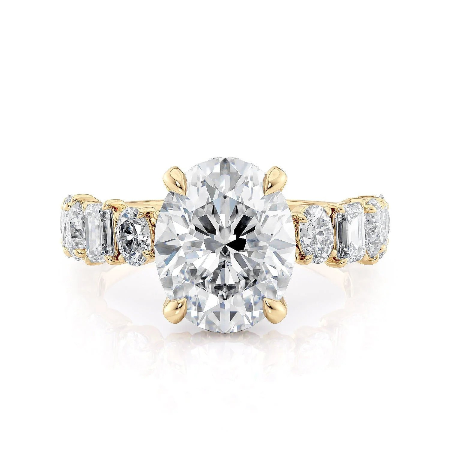 1.26ctw Mixed Cut Diamond Engagement Ring – JBHudson